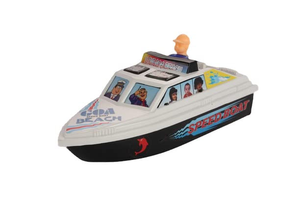 Buy Shinsei Speed Boat Maintenance Free Pullback Spring Action Race Toy ...