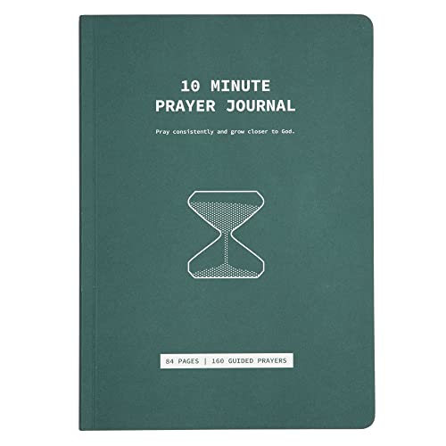 10-Minute Prayer Journal for Women & Men (7” x 10”), 6 Month Guided ...