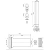 Mcalpine Universal WC Frame Inlet & Outlet Connector Kit Wall Hung ...