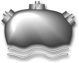 Amazon.com - US Navy Mineman Rating Badge Decal Sticker 3.8" 6-Pack