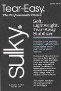 Amazon.com: Sulky Tear Easy Tear-Away Stabilizer 20" Wide by The Yard