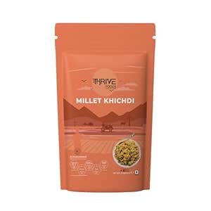 Thrive Foods Millet Khichdi Instant Mix 250g | 12g Protein per 100 gm | Healthy & Nutritious ...