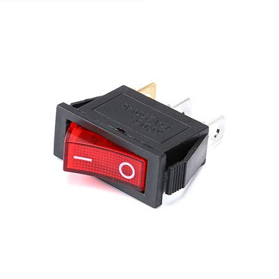 3 On-Off 3Pin Rocker Switch 16A / 250V Green Red Lights 16A/20A 250V ...