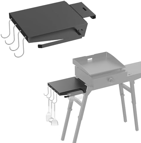 Amazon.com: Griddle Stand Side Shelf for Blackstone 17" 22" Griddle ...