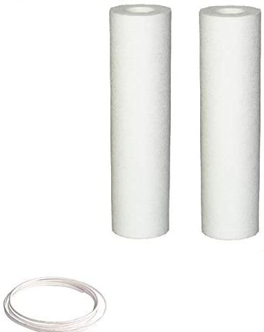 Xisom 2 Pieces Spun/Sediment RO Water Filter + Pipe/Tube 1/4" - 3 mtrs ...