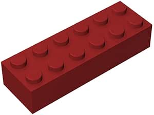 Amazon.com: WEBRICK Classic Building Brick 2x6, 200 Piece Bulk Brick ...