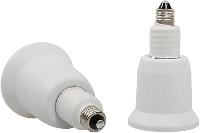 Amazon.com: E-Simpo E11 to E26 Extender Socket Adapter E17 to e26/e27 Light Socket Extender ...