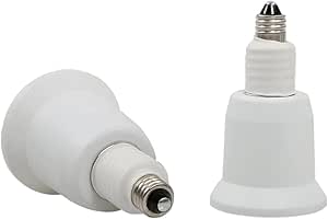 Amazon.com: E-Simpo E11 to E26 Extender Socket Adapter E11 to E17 to e26/e27 Light Socket ...