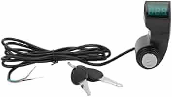 Electric Scooter Start Switch 3 Pin Plug Electric Scooter Ignition Lock ...