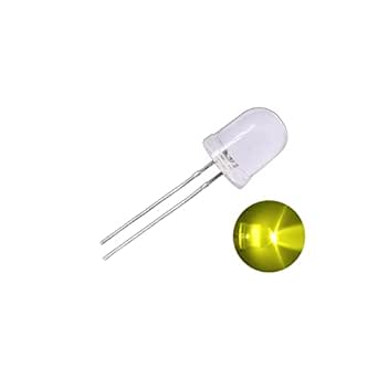 Buy Electronic Spices 10mm Basic Yellow Led Round Shape Light Bulbs ...
