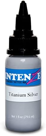 Amazon.com: Intenze Tattoo Ink Titanium Silver 1 oz : Beauty & Personal ...