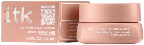 Amazon.com: ITK Skincare Day +Night Undereye Cream Duo -AM Day Cream ...