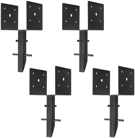 Amazon.com: Nrspp 6x6 Concrete Post Anchor 4 Pcs (Inner Dia 5.6“x5.6 ...