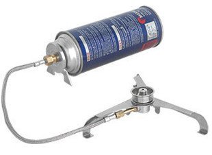 CISNO Foldable Adapter Stand for Butane Nozzle Connection Gas Bottle to ...