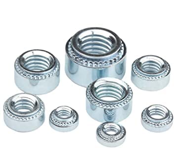 NUNHATIA (Pcs-25) M8 Self Clinching Nut Zinc Plated | Round Head Rivet ...