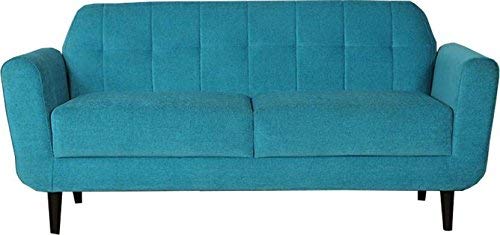 MASTERKRAFT Bluebird 3 Seater Sofa in Fabric Color - Sky Blue + Free 3 ...