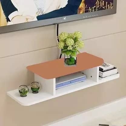 Home wood Set Top Box Stand Wall Mounted TV Cabinets Wall Selves Holds ...