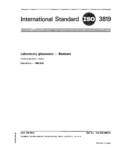 ISO 3819:1985, Laboratory glassware - Beakers : Amazon.in: Books