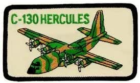 USAF, C-130 Hercules - Embroidered Patches, Premium Quality Iron On ...