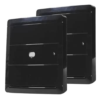 (Pair) Gas and Electric Meter Box Covers - Weather-Resistant Overboxes ...