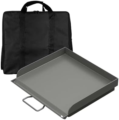 Amazon.com: 14'' x 16'' Professional Flat Top Steel Griddle with Carry ...
