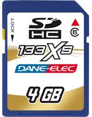 Amazon.com: Dane Elec DA-SD-13U-4096-R 4GB High Speed 133X Secure ...