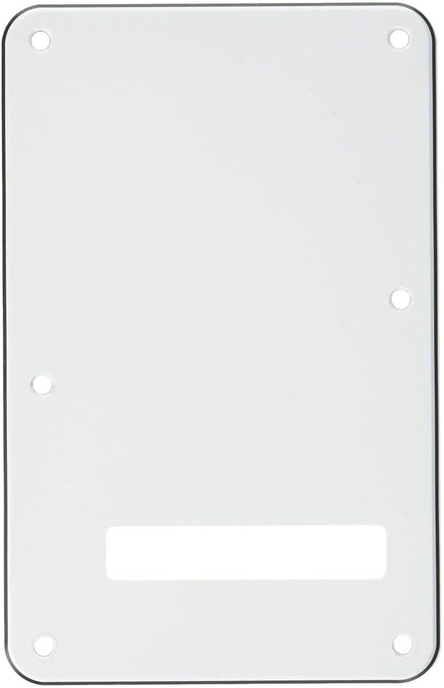 Amazon.com: Fender Stratocaster Back Plate - Tremolo Cavity Cover ...