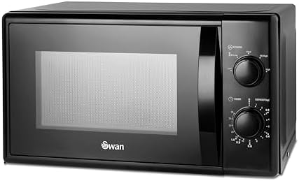 Swan SM4420BLK Manual Microwave with 5 Power Levels, 35 Minute Timer ...
