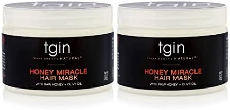 Amazon.com: TGIN Honey Miracle Hair Mask Duo, 12 oz (Pack of 2) for ...