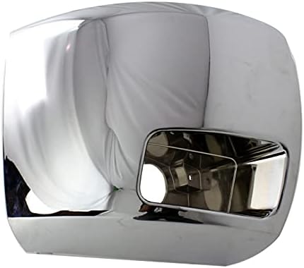 Amazon.com: CarPartsDepot Front Left Driver Side Chrome Bumper Cap End ...