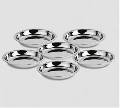 Buy Steel Plate Set Quarter Plate ( 6 Quarter Plate) Half Plate (Pack ...