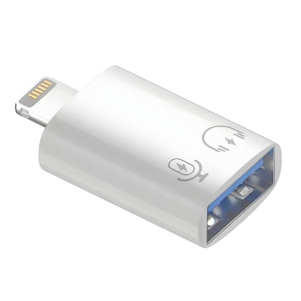 Lightning Male to USB3.0 Female Adapter OTG Cable for iPhone 12 11 Xr X ...