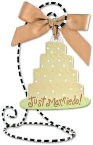 Amazon.com: Coton Colors Wedding Cake Pottery Flat Ornament Kitchen ...