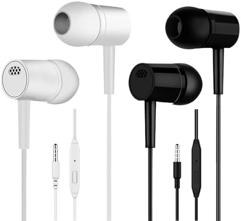 Amazon.com: Wired Earbuds with 3.5mm Plug, Stereo Sound Headphones ...