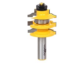 YONICO Stile and Rail Router Bit Set Cabinet - Stacked Carbide Cabinet ...