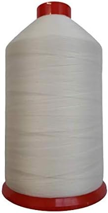 Strong Bonded Nylon Sewing Thread - 60s - Rot Proof - White - Large ...