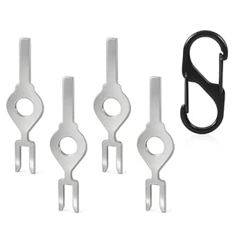 4Pack HBL1209 Fork Wall Light Switch Key, Light Switch Key Replacement ...