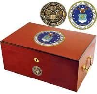 Amazon.com: Air Force Humidor by American Emblems - 100 Cigars - (15 x ...