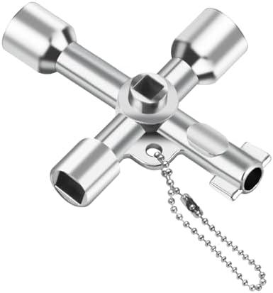 Bbtcxjs 4-Way Multifunctional Key, Universal Square Key, Radiator Key ...