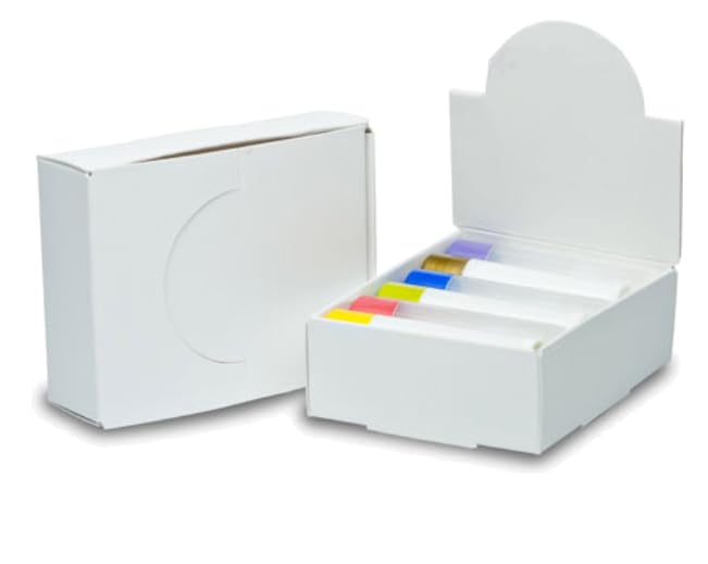 Amazon.com: White Arched Lip Balm Tube Display Boxes (10) : Beauty ...