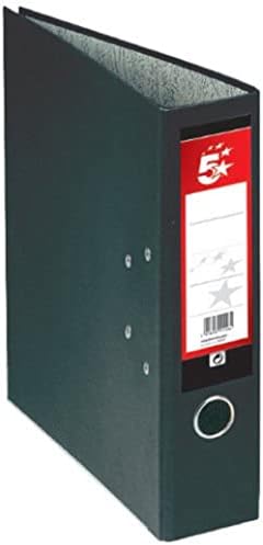 5 Star Lever Arch File 70mm Spine A4 Black [Pack of 10] : Amazon.co.uk ...