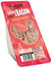 Snacksters Chicken & Bacon Sandwich on Oatmeal Bread 10 x 140g : Amazon ...