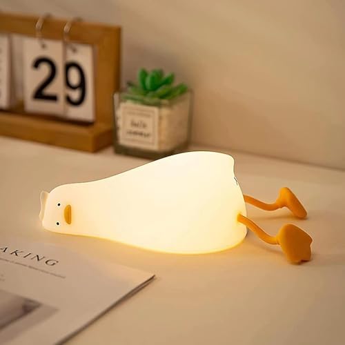 ATCTBOGFS Cute Duck/Chicken/Pig/Rabbit/Panda Night Light, LED Squishy ...