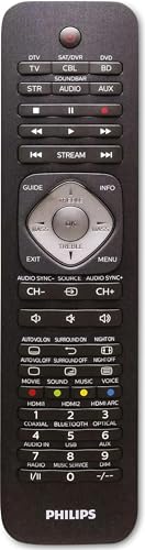 Philips SRP5016/10-6-in-1 Universal Remote Control Learning Buttons ...