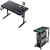 Amazon.com: EUREKA ERGONOMIC PC Stand Computer Cart, Height Adjustable ...