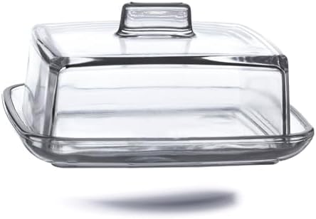 Amazon.de: Kerafactum Butterdose aus Glas hochwertige klassische Dose ...