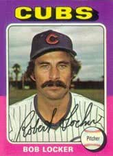 1975 Topps Mini (Baseball) Card# 434 Bob Locker of the Chicago Cubs ...