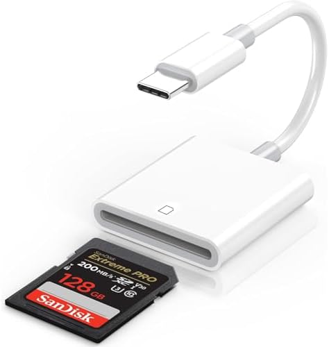 Amazon.com: iPhone SD Card Reader USB C, Digital Camera Adapter iPhone ...