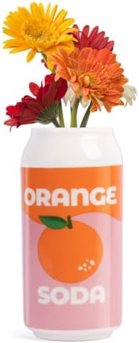 Amazon.com: Orange Juice Vase, 2 Vase Set. Ceramic Vase and Sliced ...