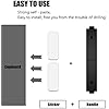 DBTHTSK 10 Pack Self-Stick Push Pull Helper ABS Plastic Wardrobe Handle ...
